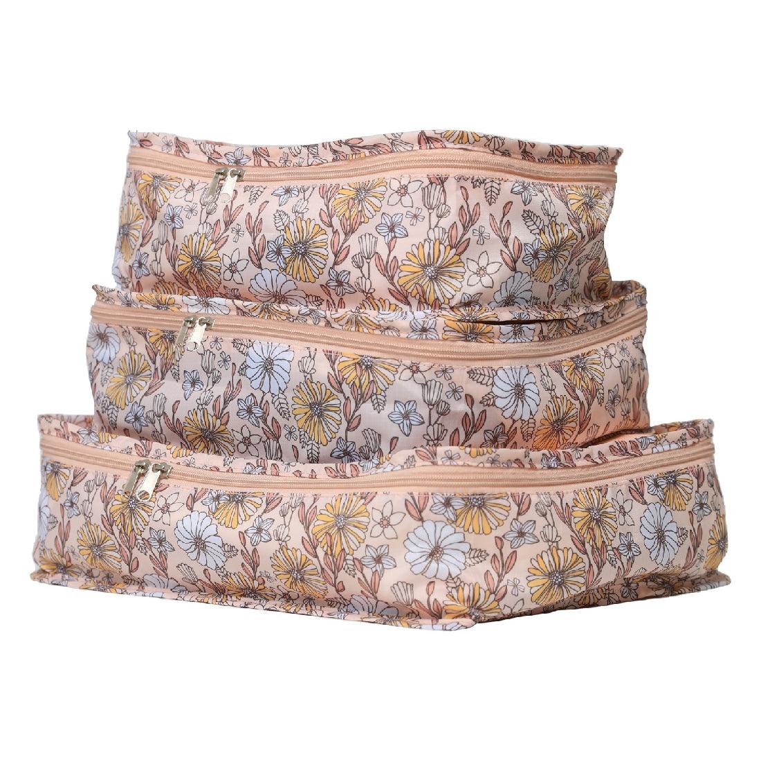 Travel Collection 3 Pack Floral Packing Cubes — Giftolicious