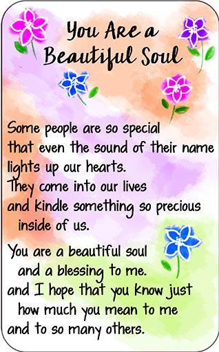 Wallet Card Beautiful Soul — Giftolicious