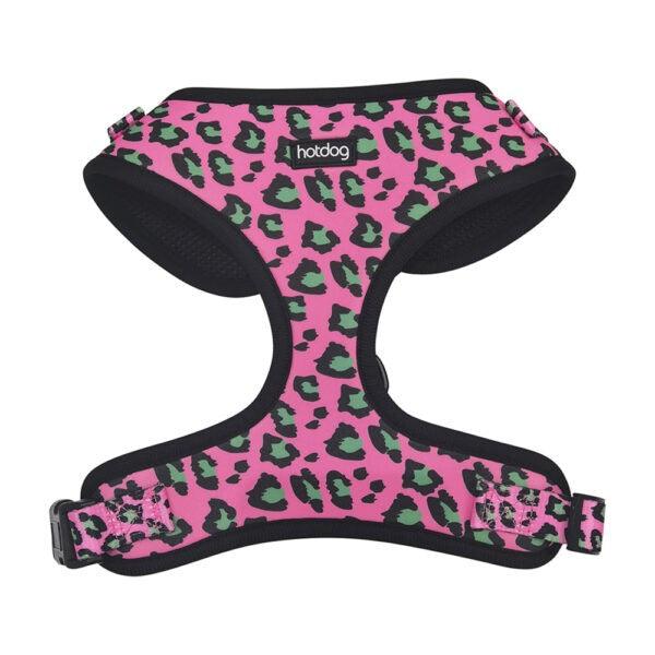 Hot Dog Harness Pink Ocelot Large — Giftolicious